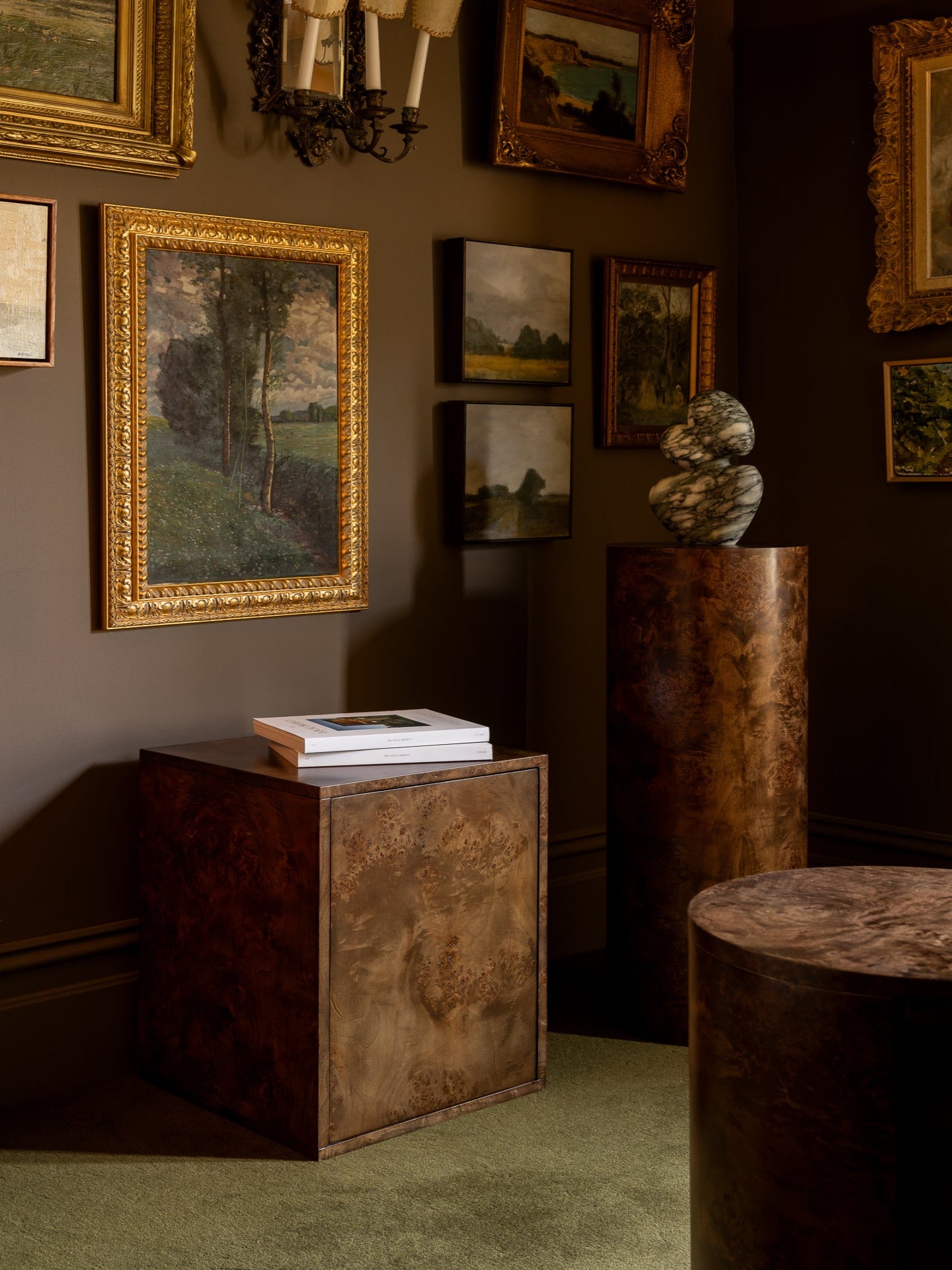 Vernier Round Side Table Tabac – Rachel Donath